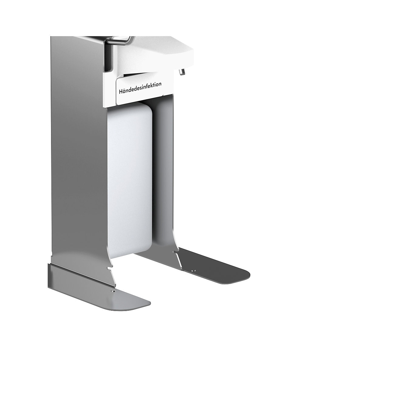 Universal dispenser, 0.5 l, table dispenser – CWS: with stainless steel ...