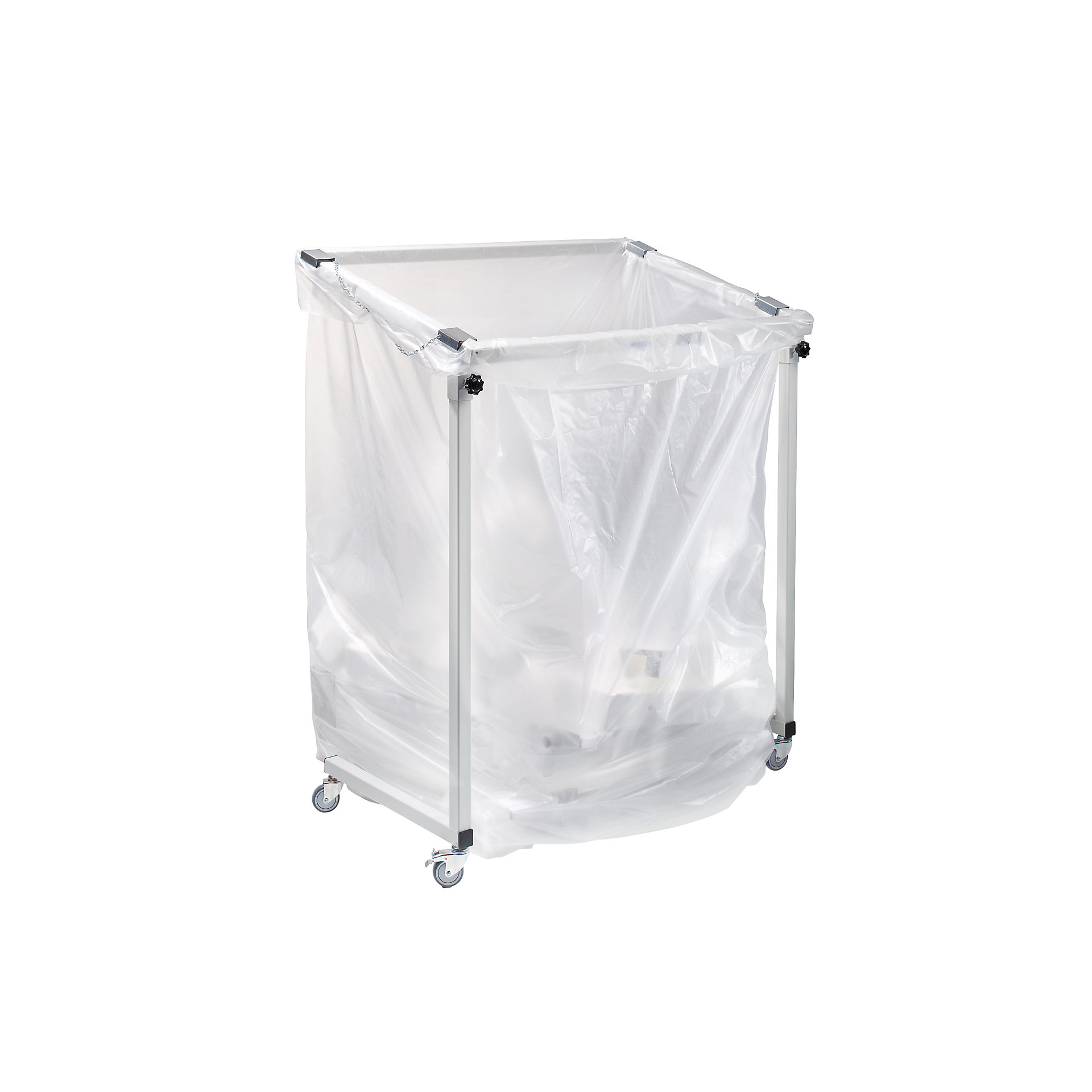 Large recyclable waste collector – eurokraft pro: for capacity 2500 l ...