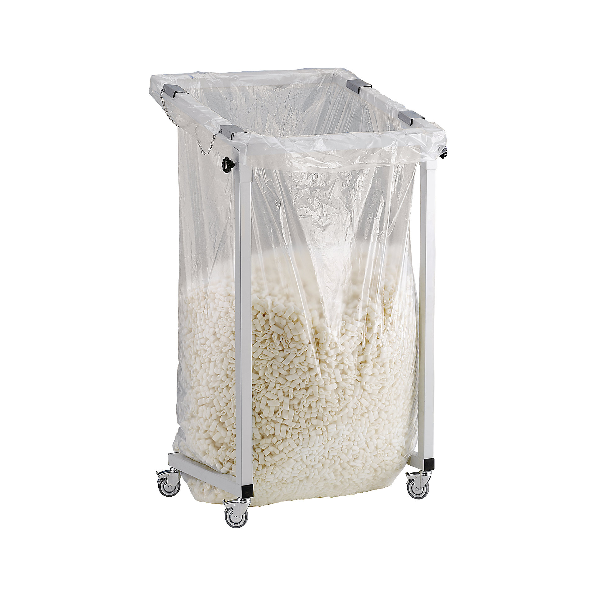 Large recyclable waste collector – eurokraft pro: for capacity 1000 l ...