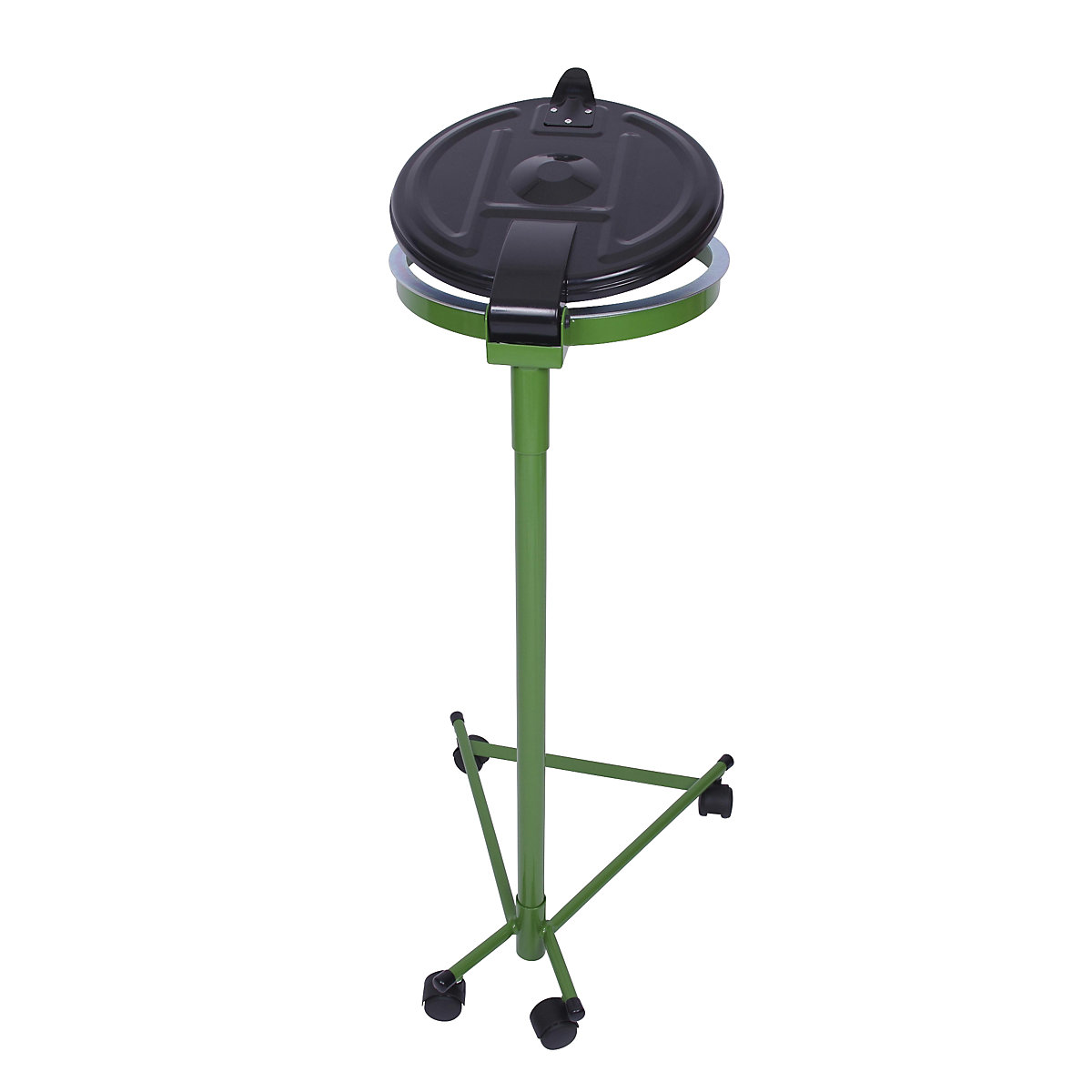 Waste sack stand: for capacity 120 l, 4-wheeled base | kaiserkraft