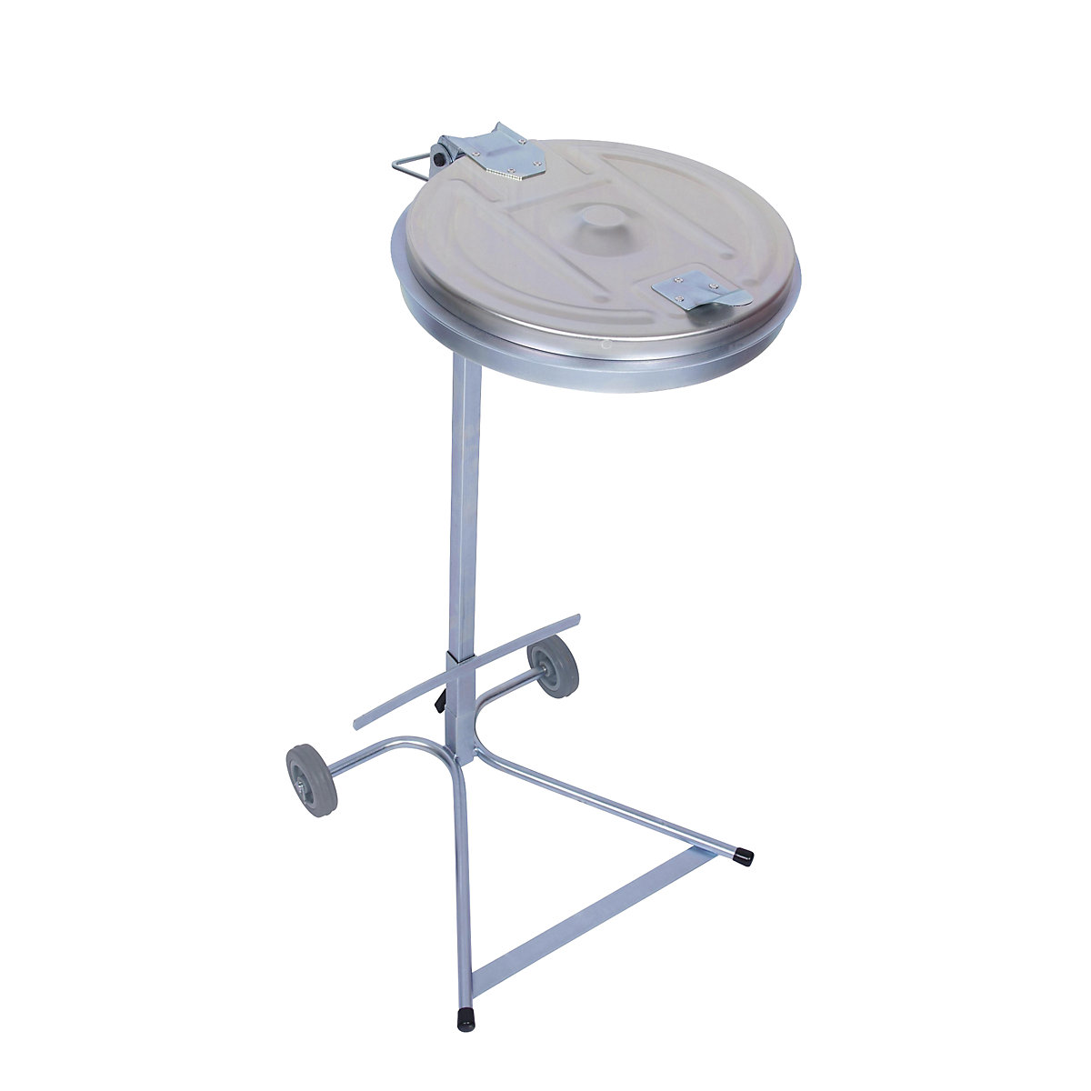 Waste sack stand: for capacity 120 l, 2-wheeled base | KAISER+KRAFT