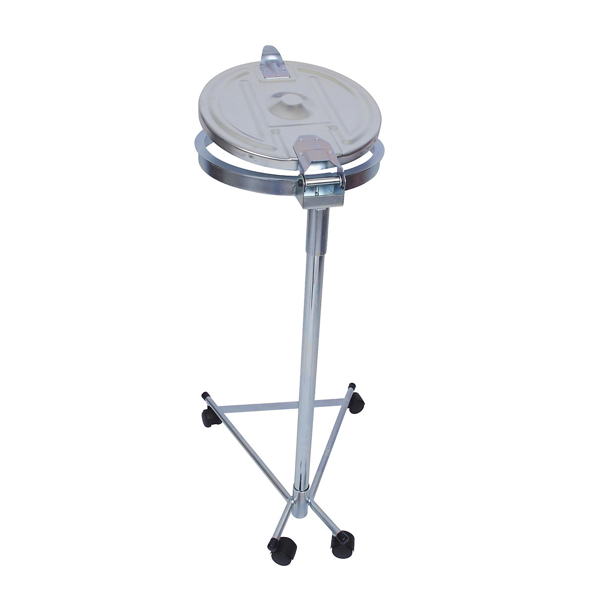 Waste sack stand: for capacity 120 l, 4-wheeled base | kaiserkraft