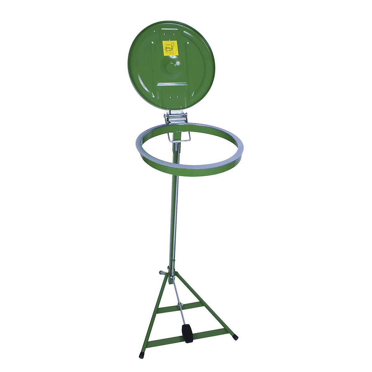 Waste sack stand, static frame: for capacity 120 l, with pedal | KAISER ...