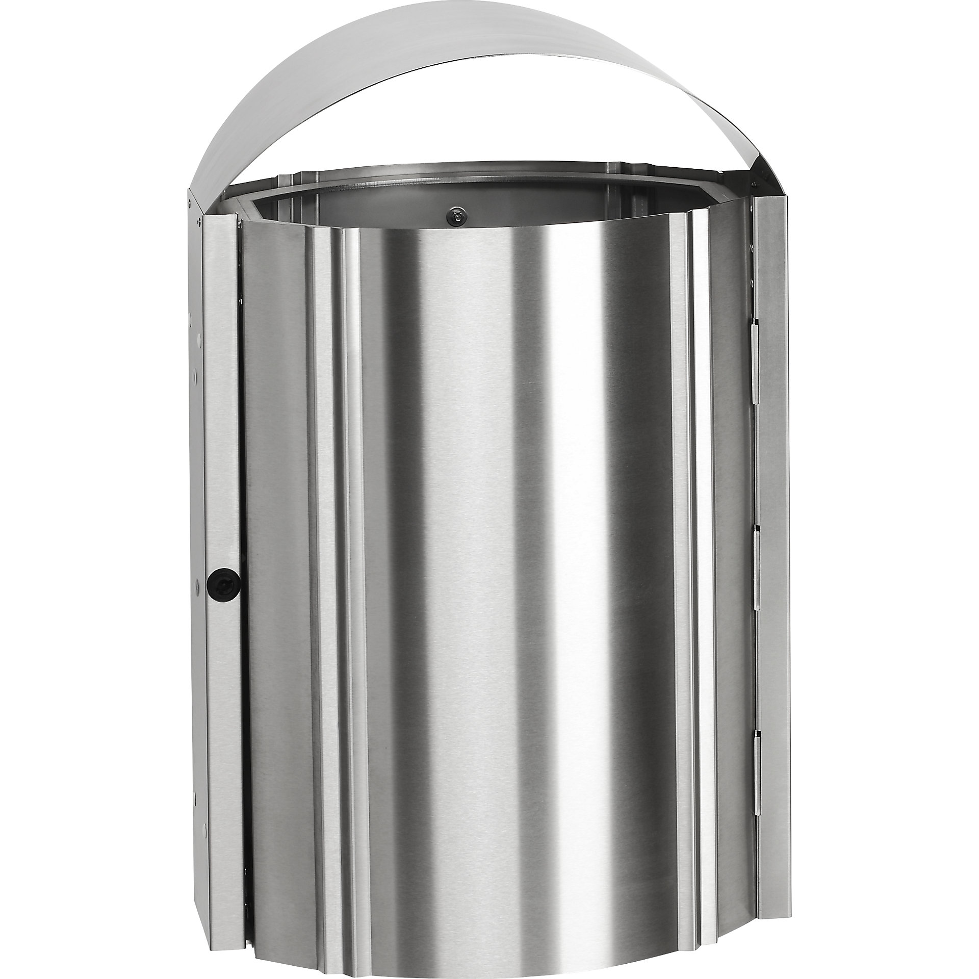 Stainless steel waste collector, outdoor areas – VAR: capacity 50 l ...