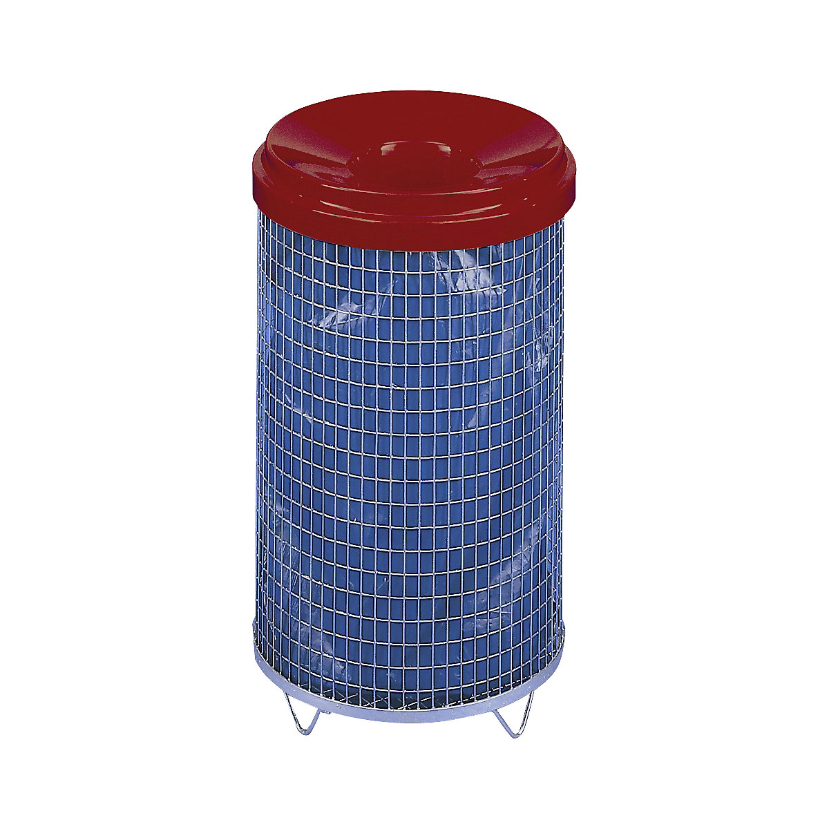 VAR – Wire mesh waste basket: capacity 65 l | KAISER+KRAFT