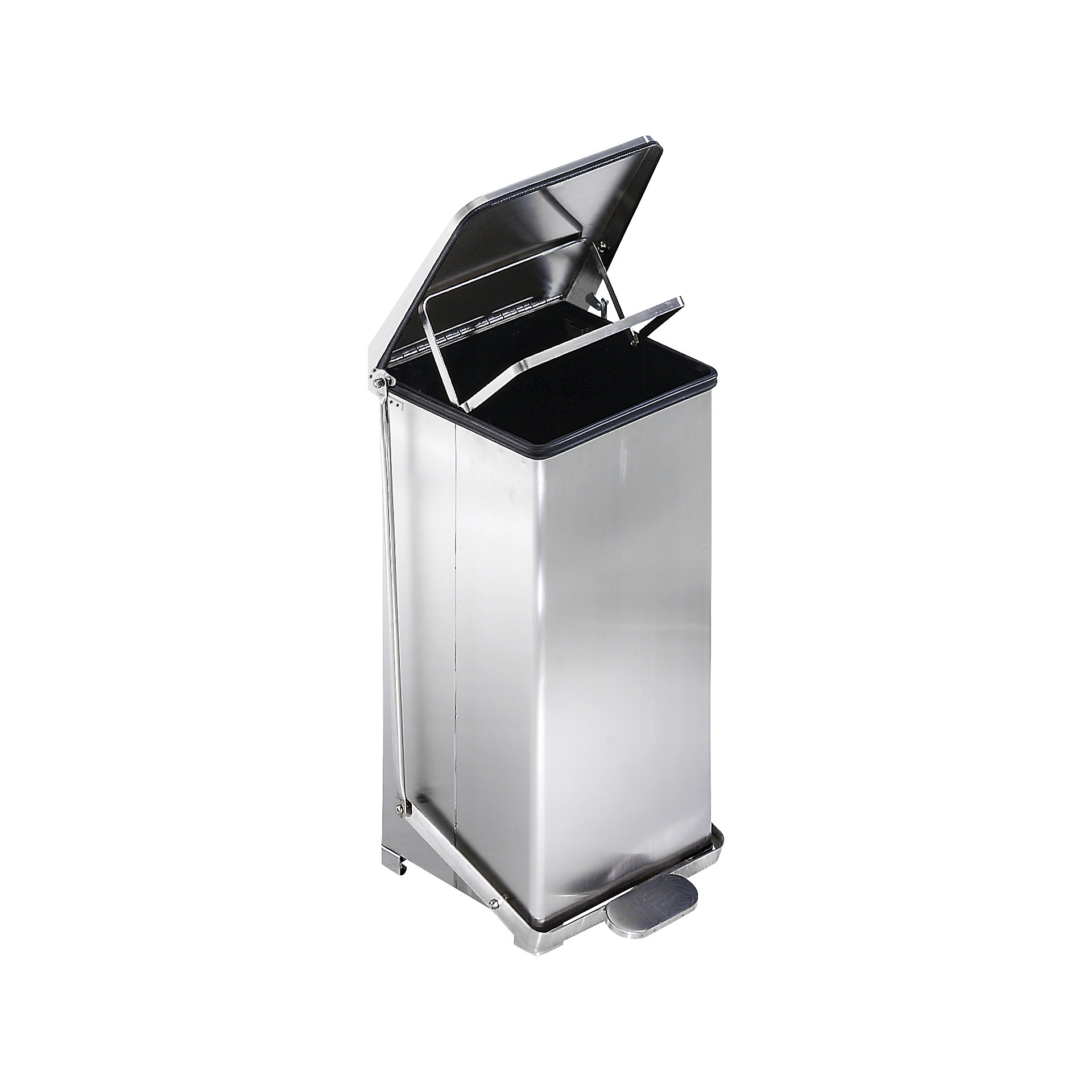 Industrial pedal bin: stainless steel | kaiserkraft