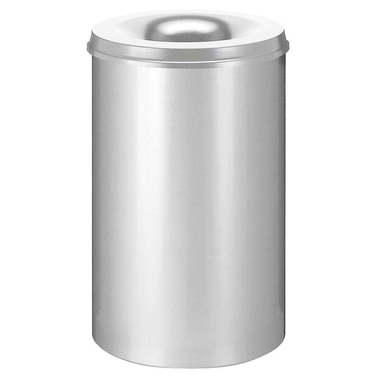Safety waste paper bin, steel, self-extinguishing: capacity 110 l, HxØ ...