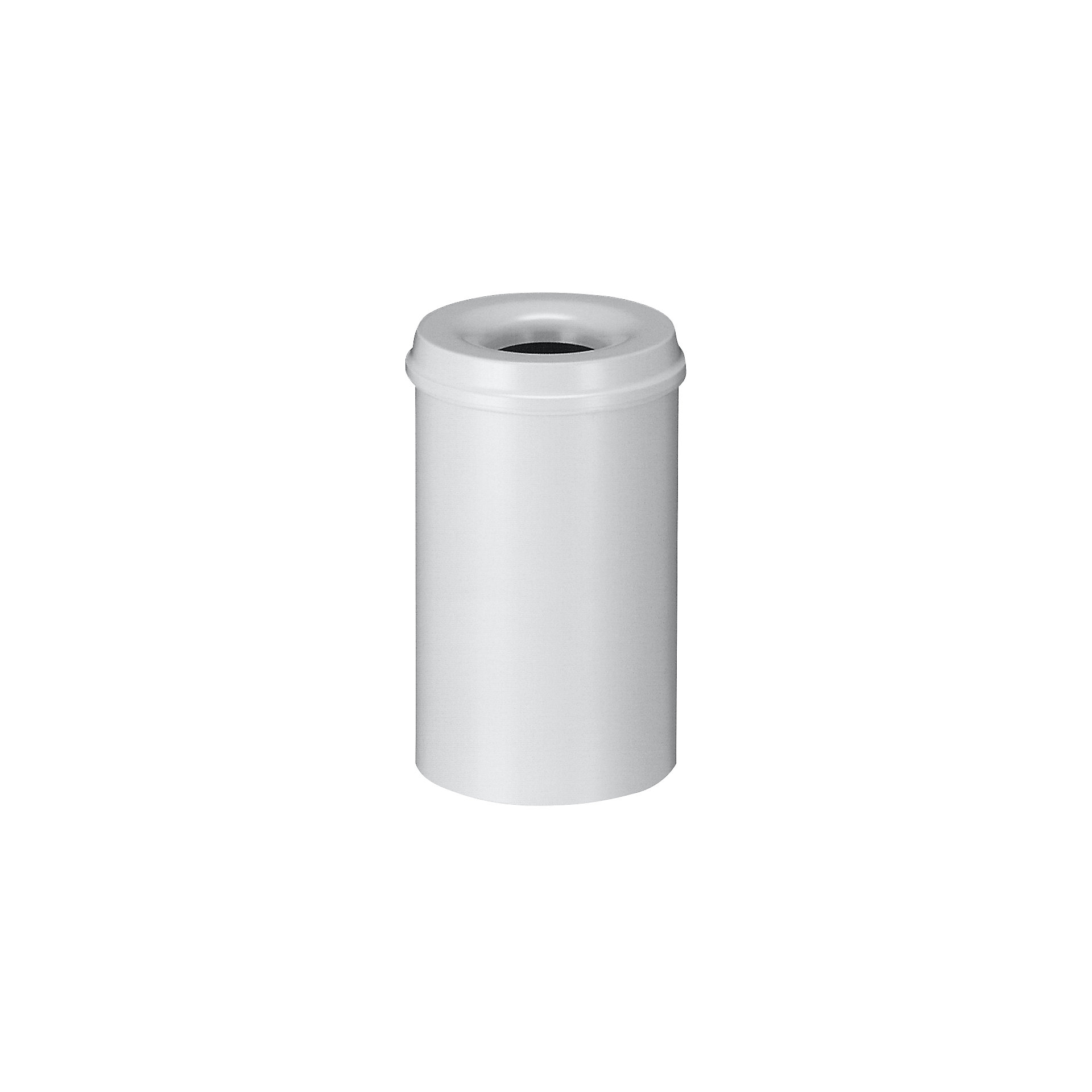 Safety waste paper bin, steel, self-extinguishing: capacity 20 l, HxØ ...