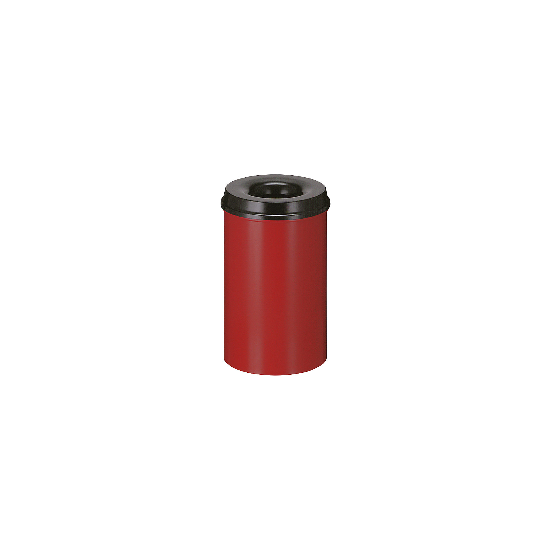 Safety waste paper bin, steel, self-extinguishing: capacity 20 l, HxØ ...