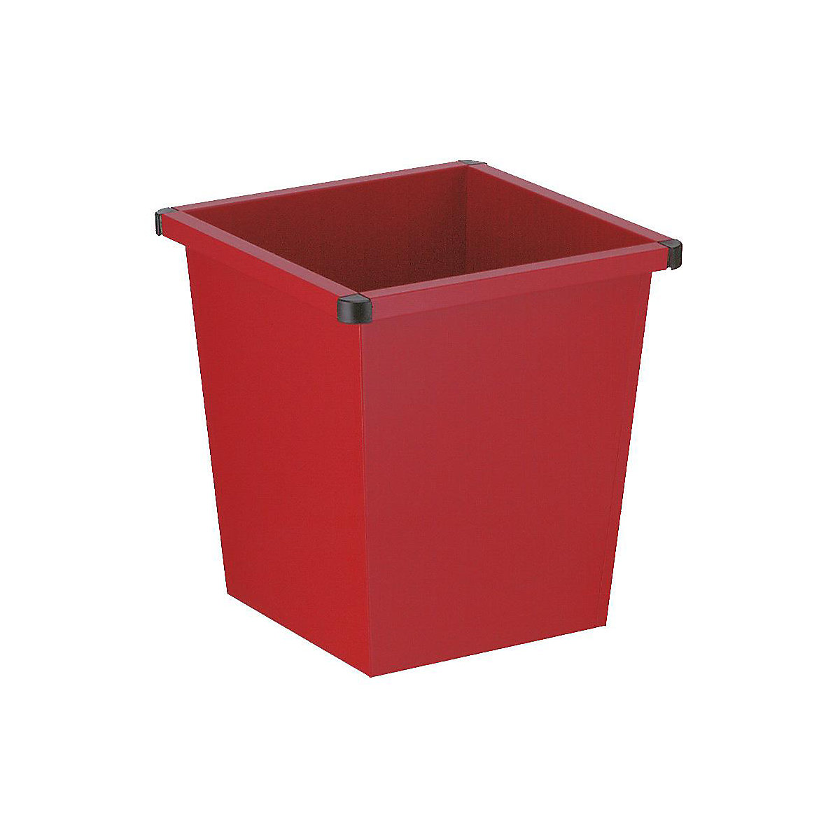 Steel waste paper bin, cone shaped: capacity 27 l, WxHxD 343 x 343 x ...