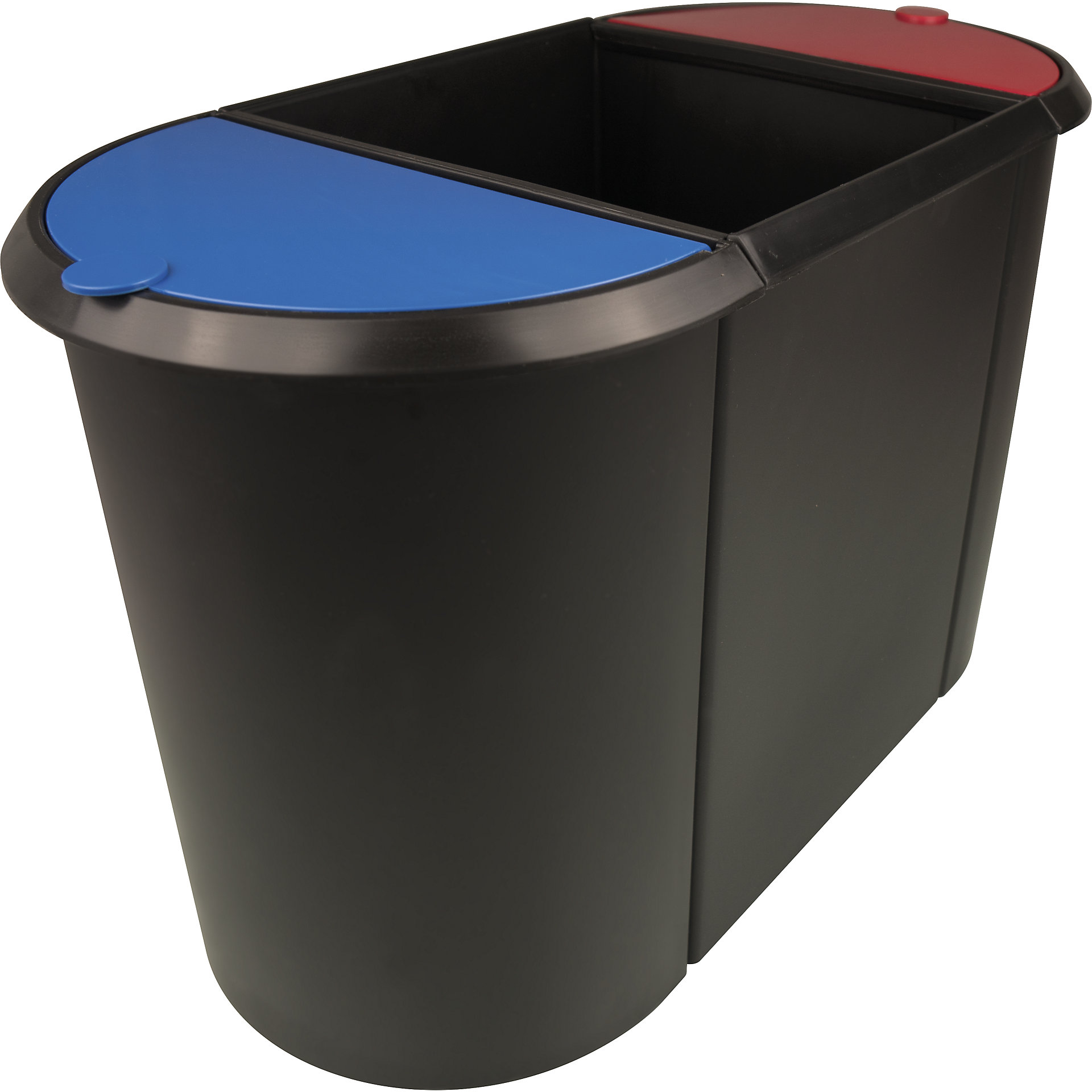 Waste bin system – helit: TRIO | kaiserkraft