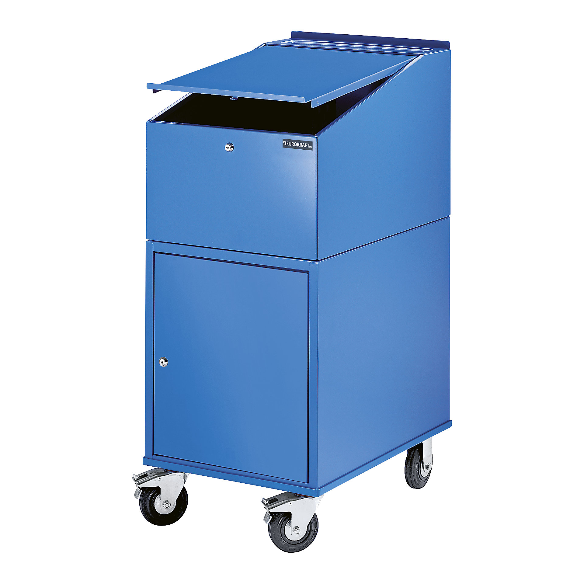 EUROKRAFTpro Fahrbares Stehpult: bestehend aus Werkzeugschrank ...