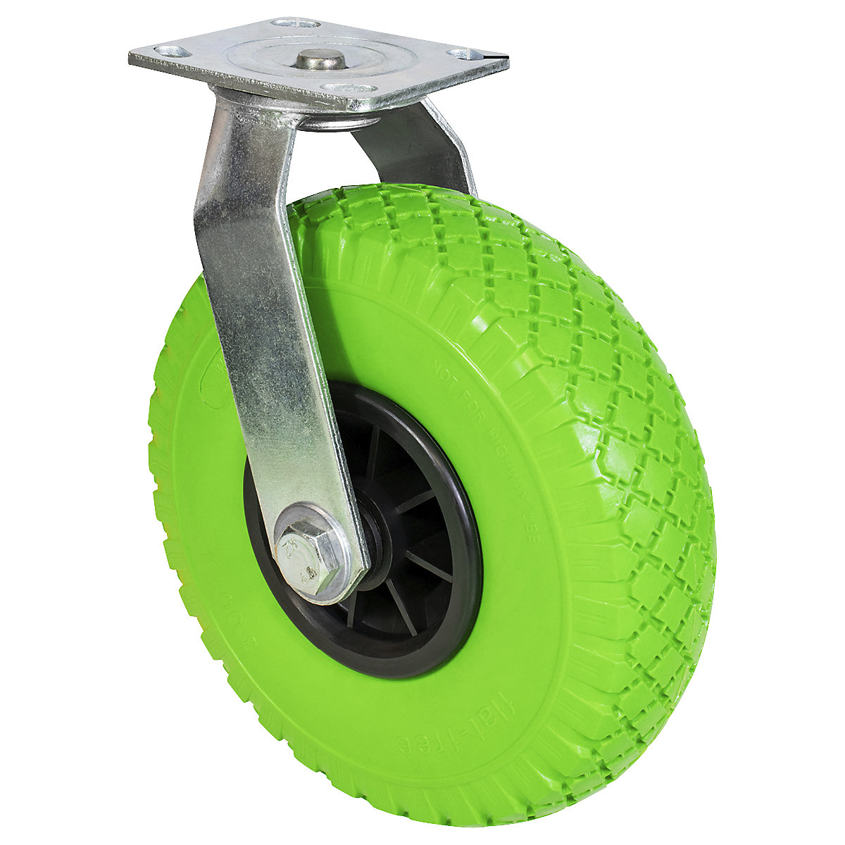Wielen voor transportmiddelen – Wagner: wiel-Ø 260 mm, plaat ...