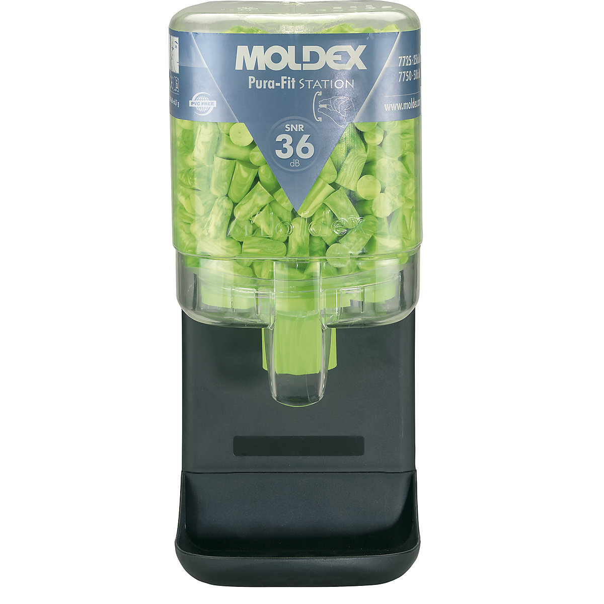 Ear plug station including ear plugs – MOLDEX: PuraFit® green, SNR 36 ...