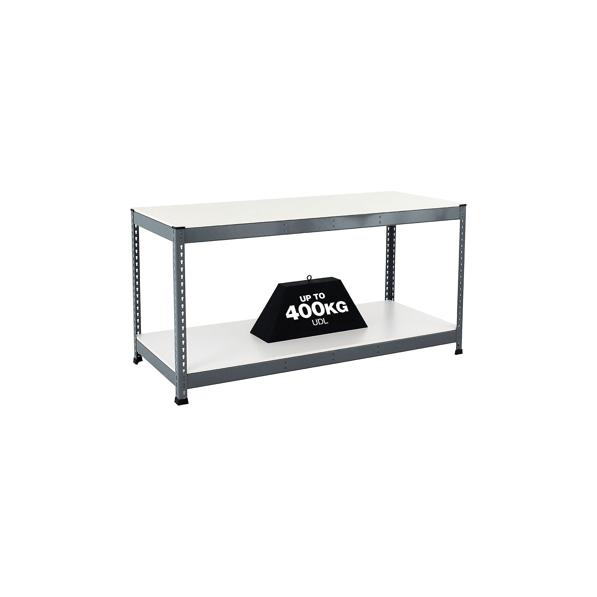 BiG400 Workbench | Melamine Worktop | 915h x 1220w x 455d mm | Full ...