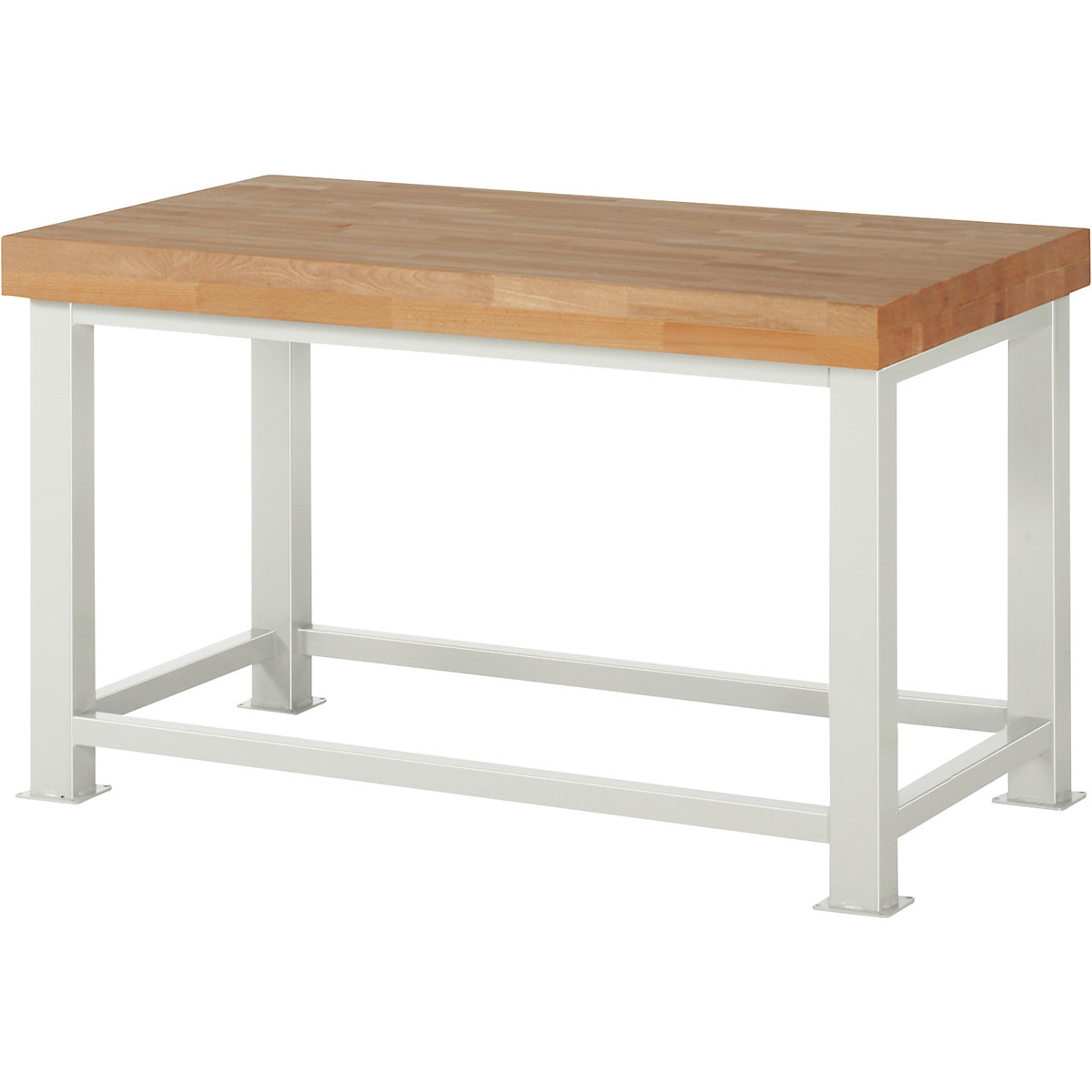 Heavy duty workbench – RAU: worktop thickness 100 mm | kaiserkraft