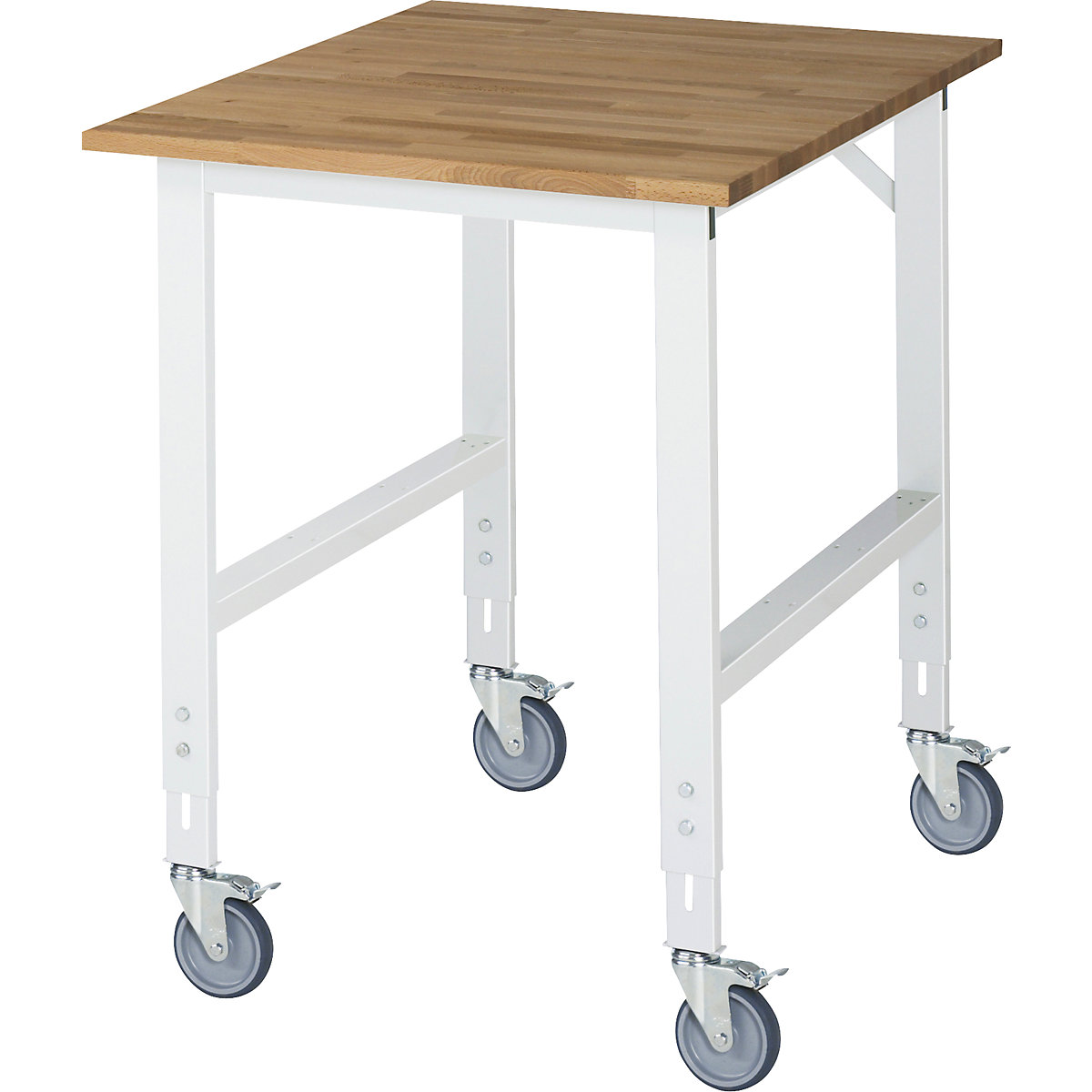 RAU – Mobile work table: frame 60 x 30 mm | KAISER+KRAFT