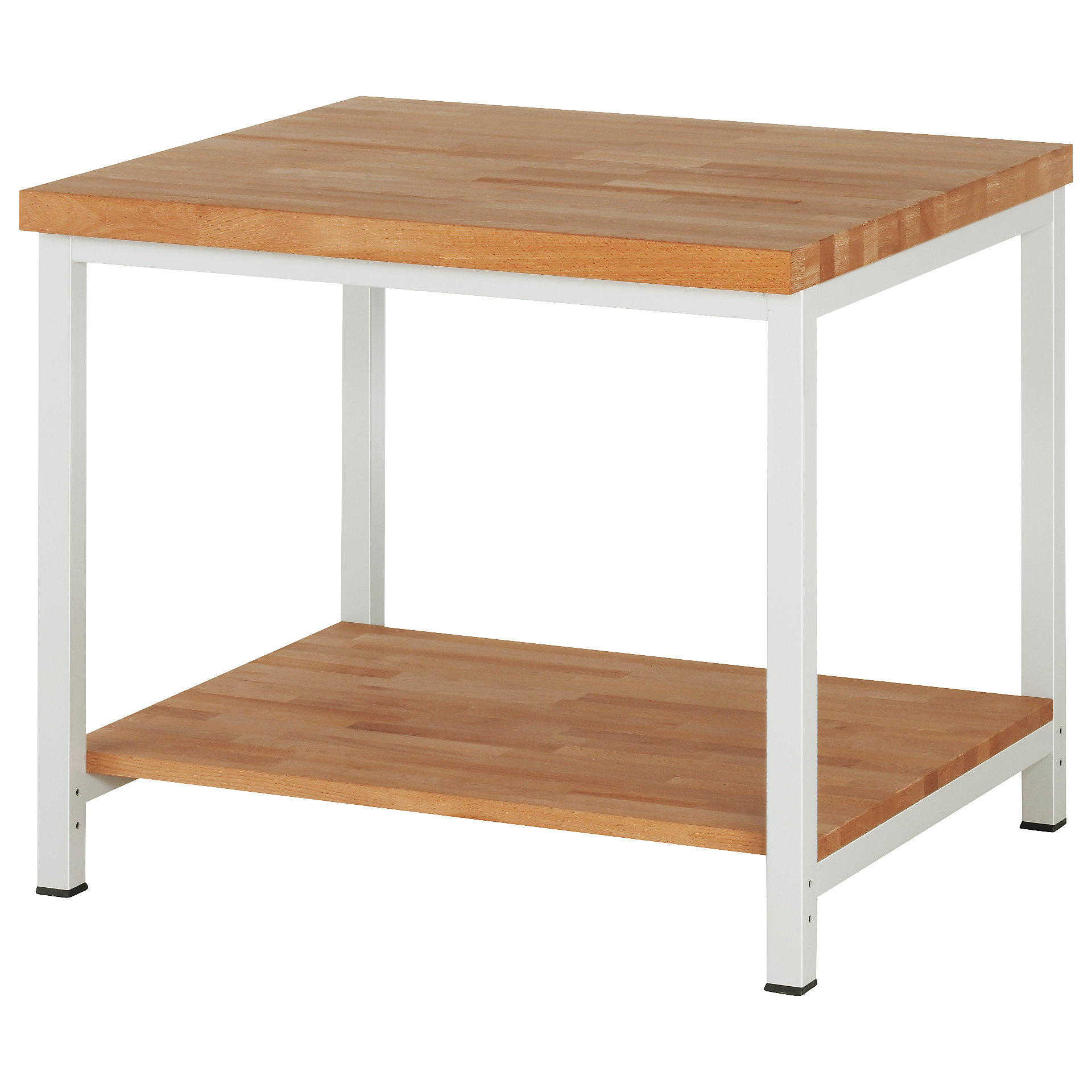 Workbench, frame construction – eurokraft pro: 1 shelf | kaiserkraft