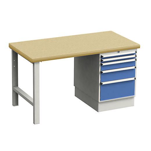 Treston – Workbench, modular system: with drawer unit | KAISER+KRAFT