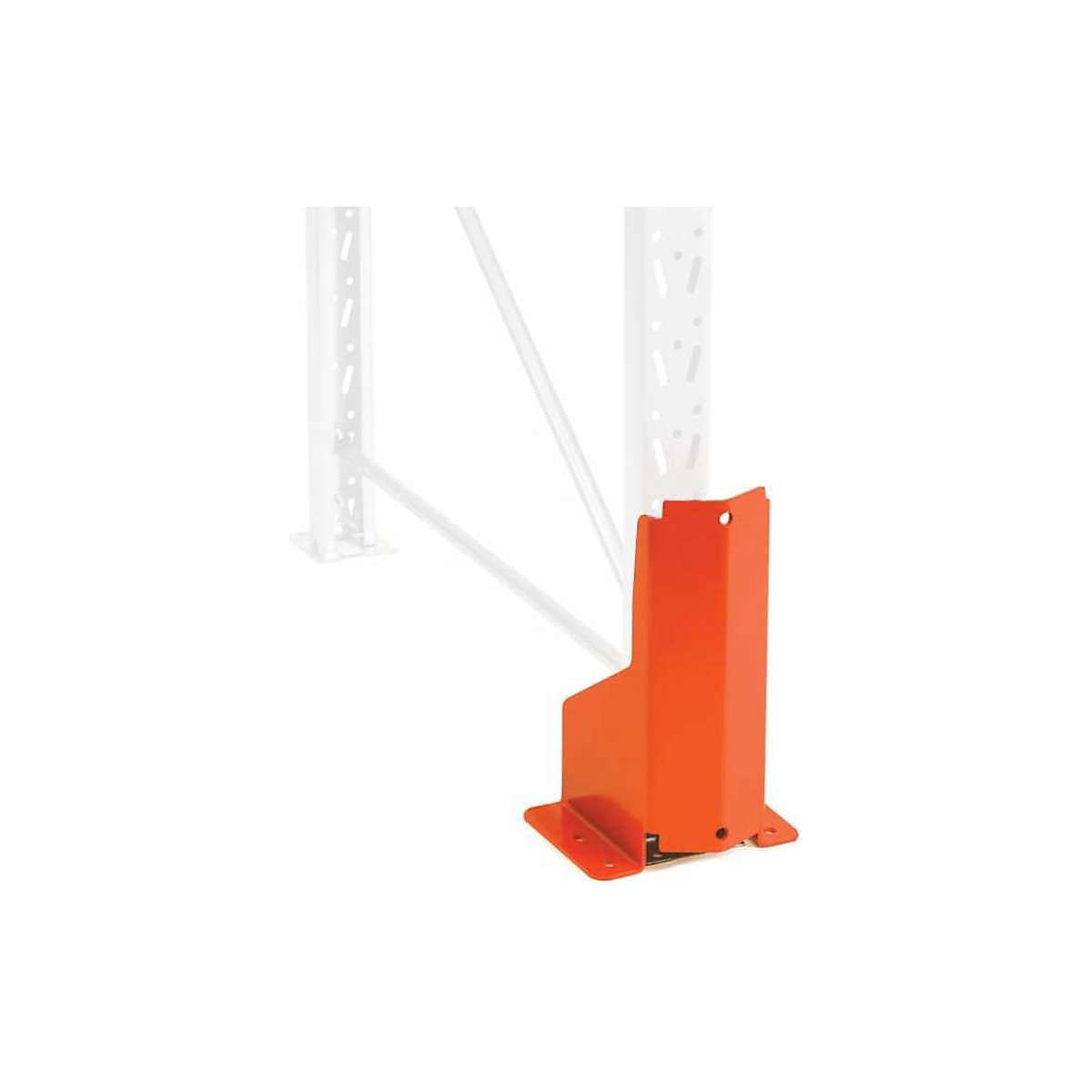 Collision protection for Space pallet racking with expansion bolt ...