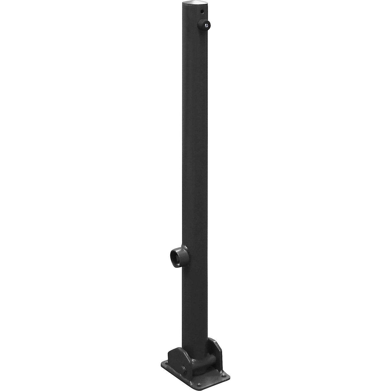 Barrier post, Ø 60 mm, iron mica – Schake: folding | kaiserkraft