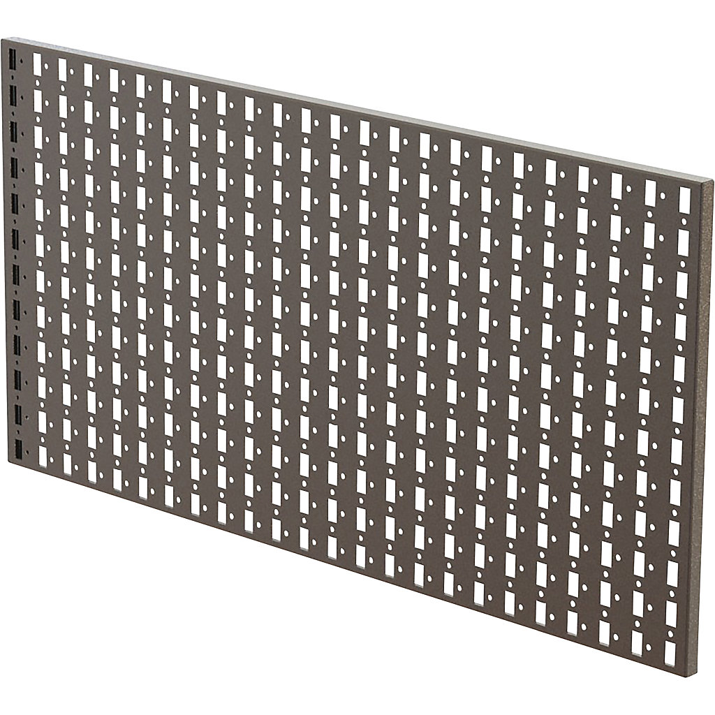 Stainless steel perforated panel: for wall mounting | kaiserkraft IE