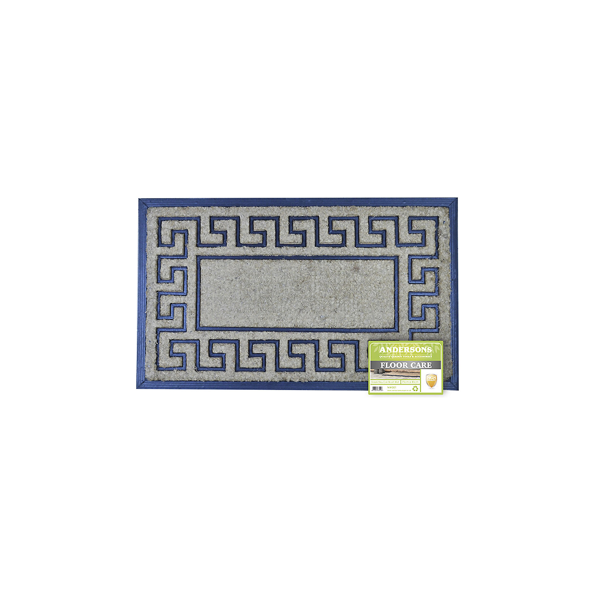 Andersons® Greek Key Coir Scraper Doormat | BiGDUG