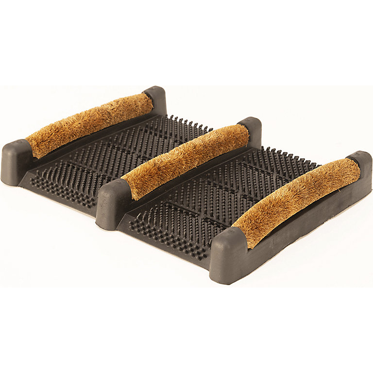 Boot & Shoe Brush Scraper | Rubber Scraper Surface | BiGDUG