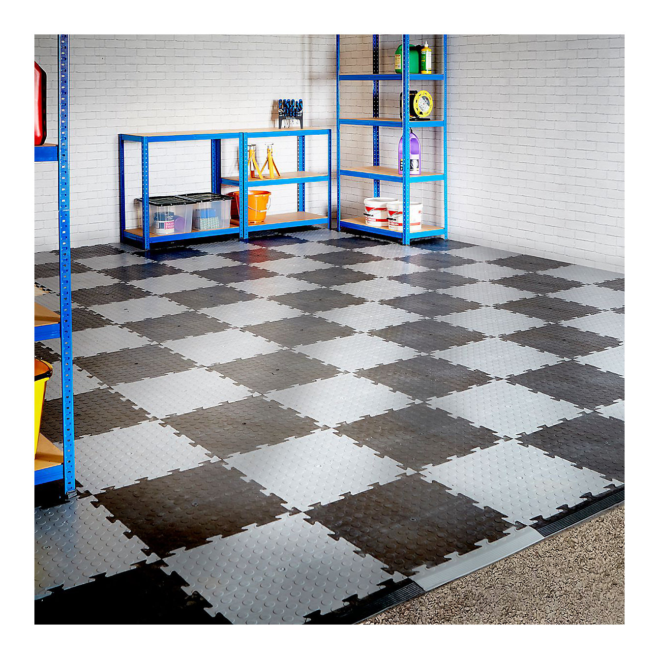 BiGDUG Essentials Double Garage Interlocking Floor Tile Set Mega Deal ...