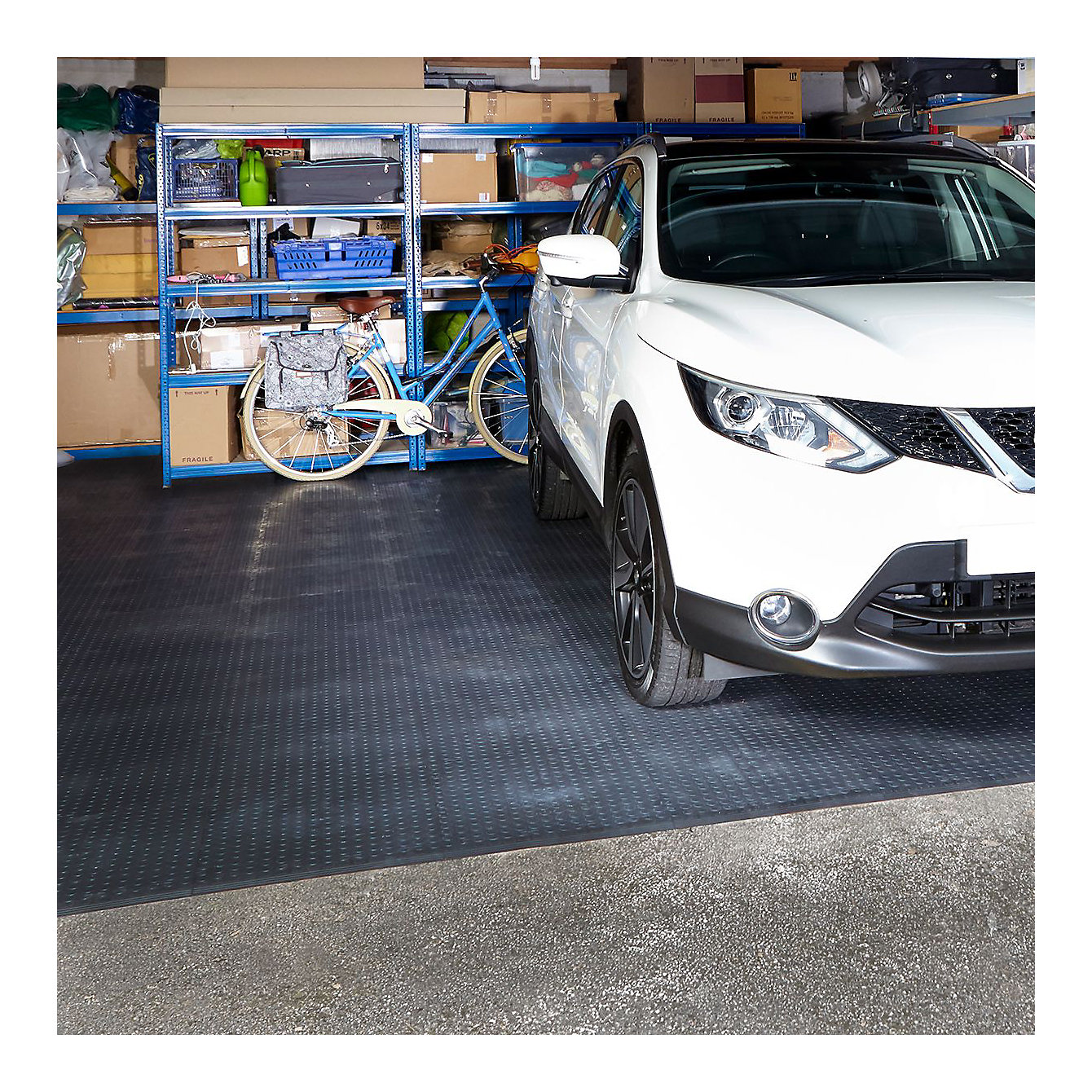 BiGDUG Essentials Single Garage Interlocking Floor Tile Set Mega Deal ...