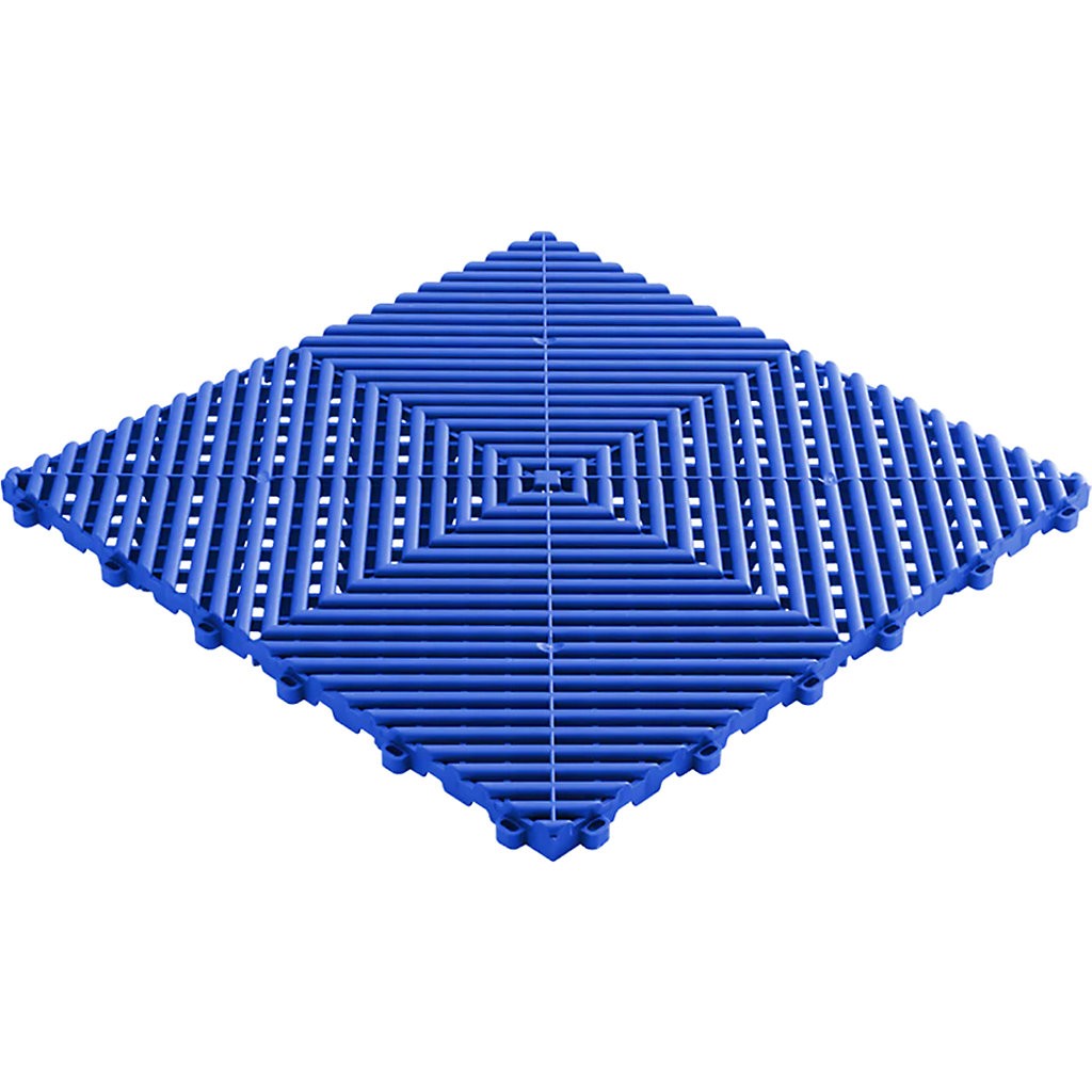 BiGDUG Anti-Slip Wet Area Tile | 18h x 400w x 400d | Royal Blue | BiGDUG