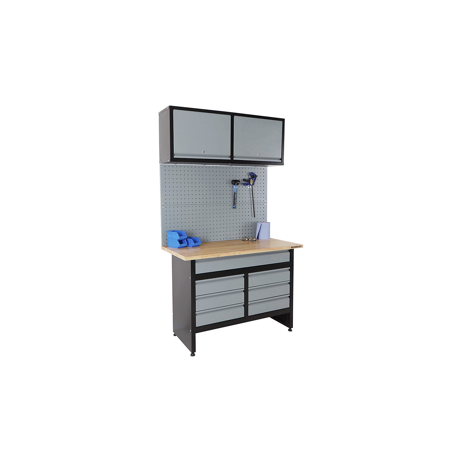 BiGDUG Garage Workstation Mega Deal | 1200mm Wide | 7x Drawer | Tool ...