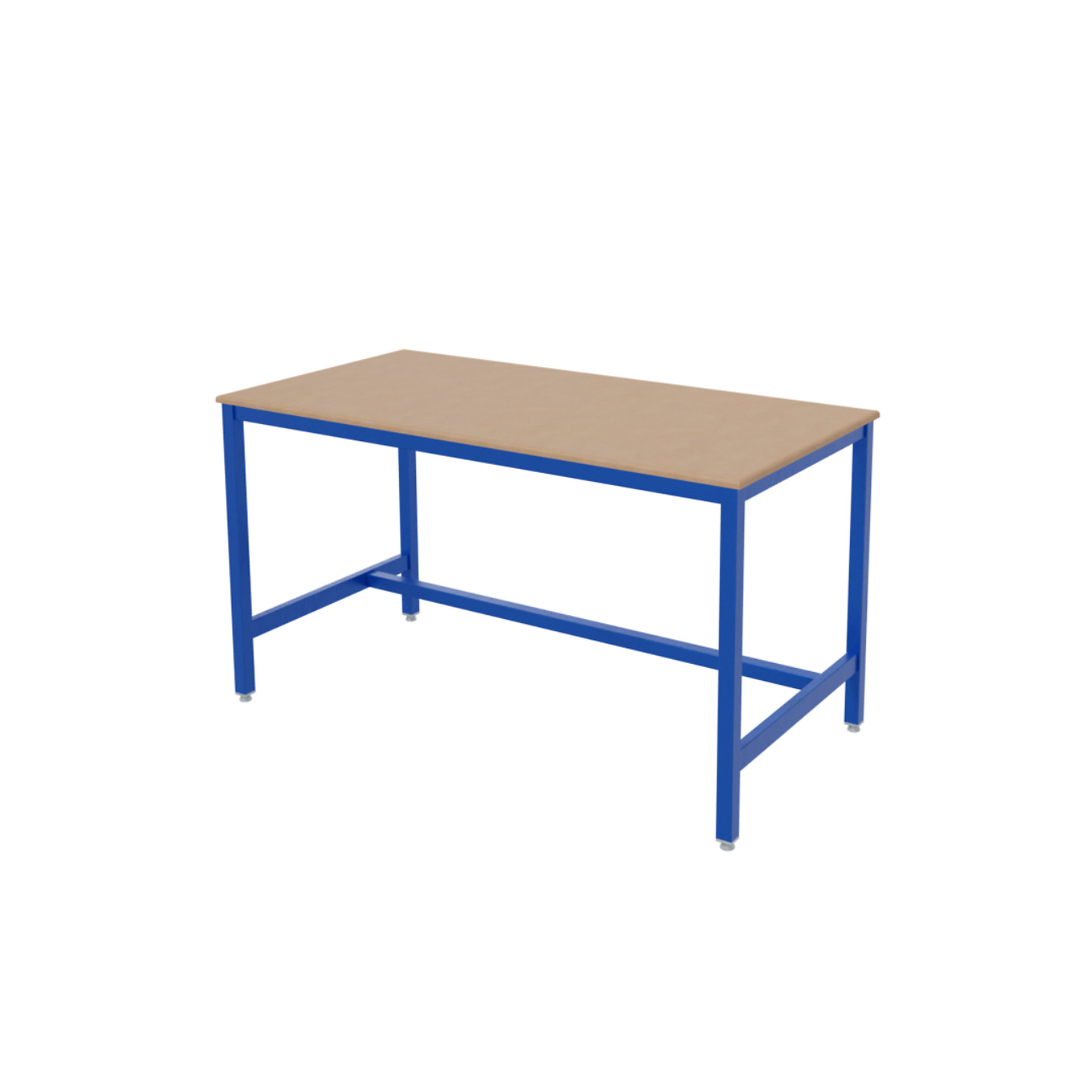 BiGDUG Fully Welded Workbench | 840h x 2000w x 900d mm | Blue | MDF ...