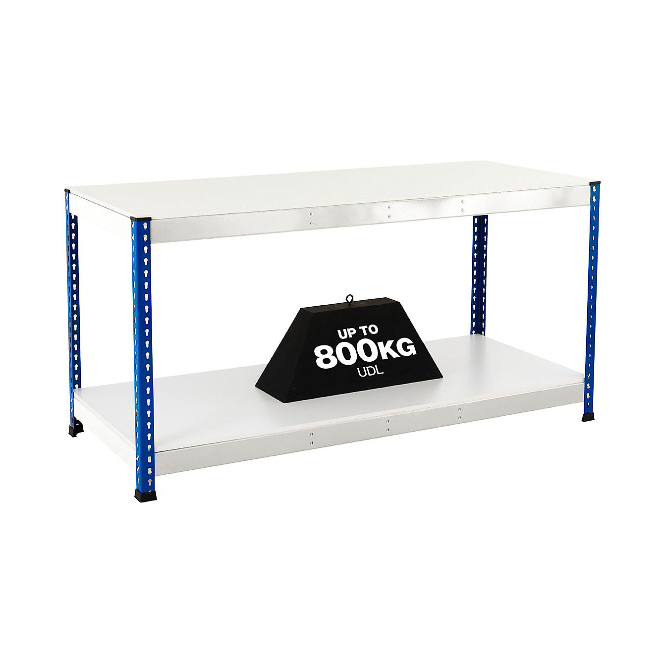 BiG800 Heavy Duty Workbench | Melamine Worktop | 915h x 1525w x 610d mm ...