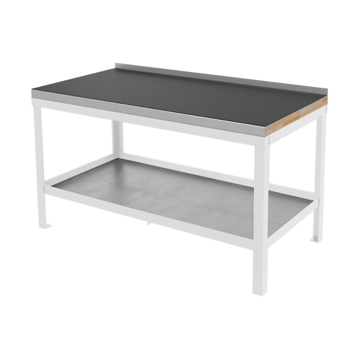 BiGDUG Super Heavy Duty Bench | 840h x 1200w x 600d mm | White | Rubber ...