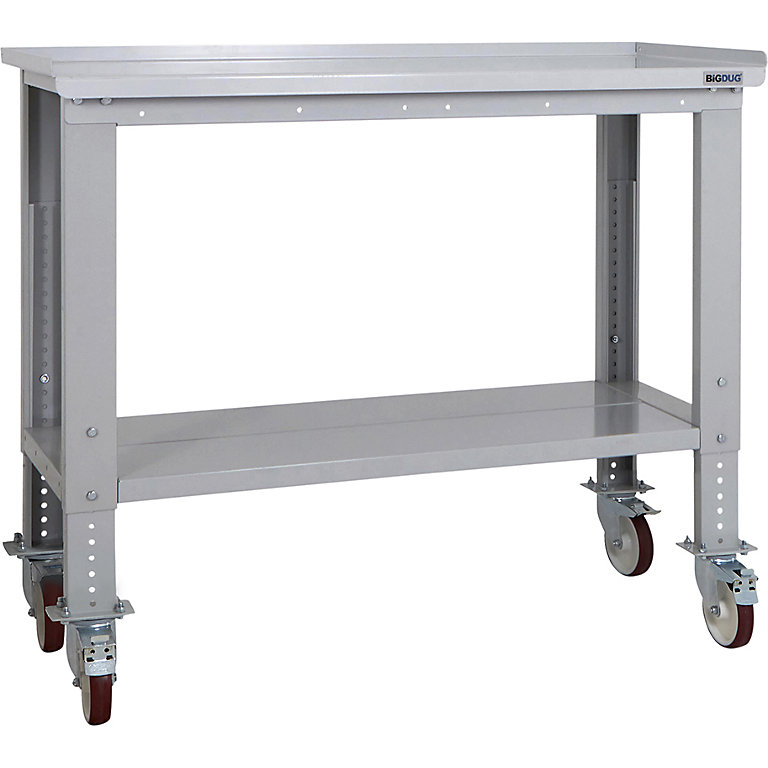 BiGDUG Heavy Duty Height Adjustable Mobile Workbenches | Workbenches ...