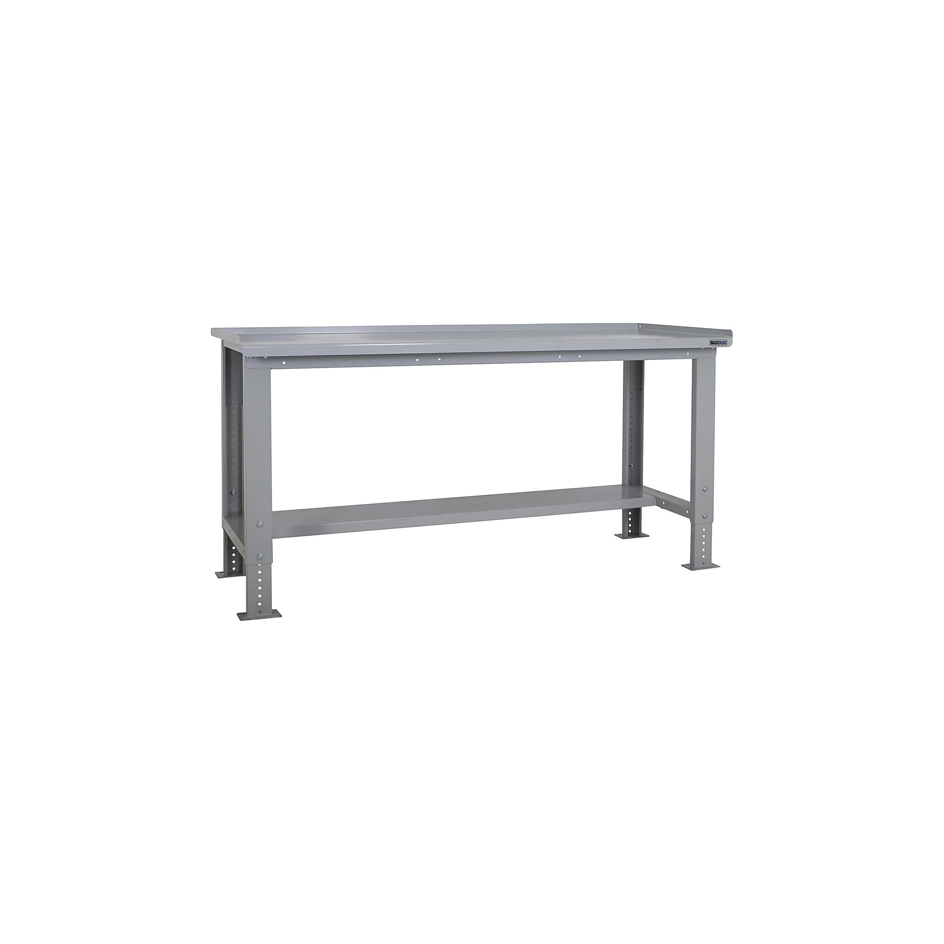 BiGDUG Heavy Duty Height Adjustable Workbench | 877h x 1715w x 750d mm ...