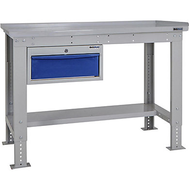 Heavy Duty Steel Top Workbench | Workshop & Benches | BiGDUG