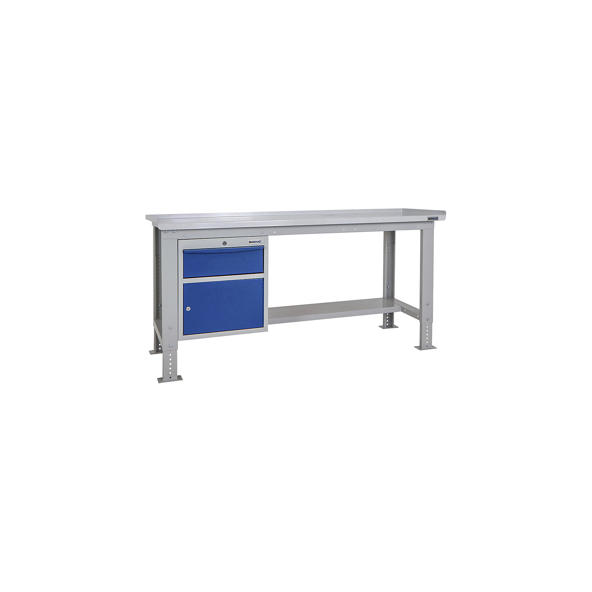 Heavy Duty Steel Top Workbench | Workshop & Benches | BiGDUG