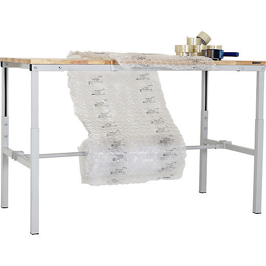 BiGDUG Height Adjustable Packing Bench | 1 Roll Holder