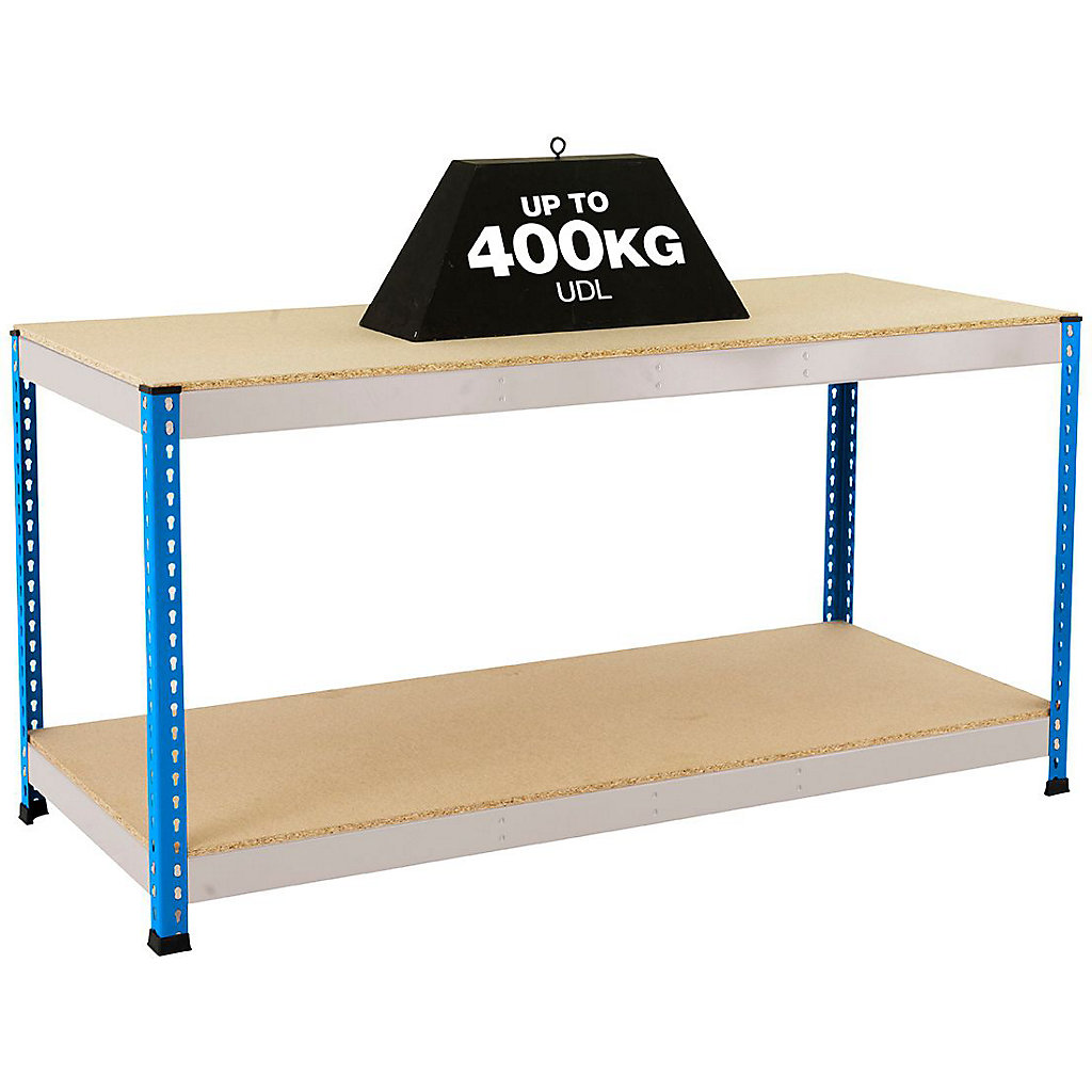 BiG400 Blue & Galvanised Workbenches | Workbenches | BiGDUG