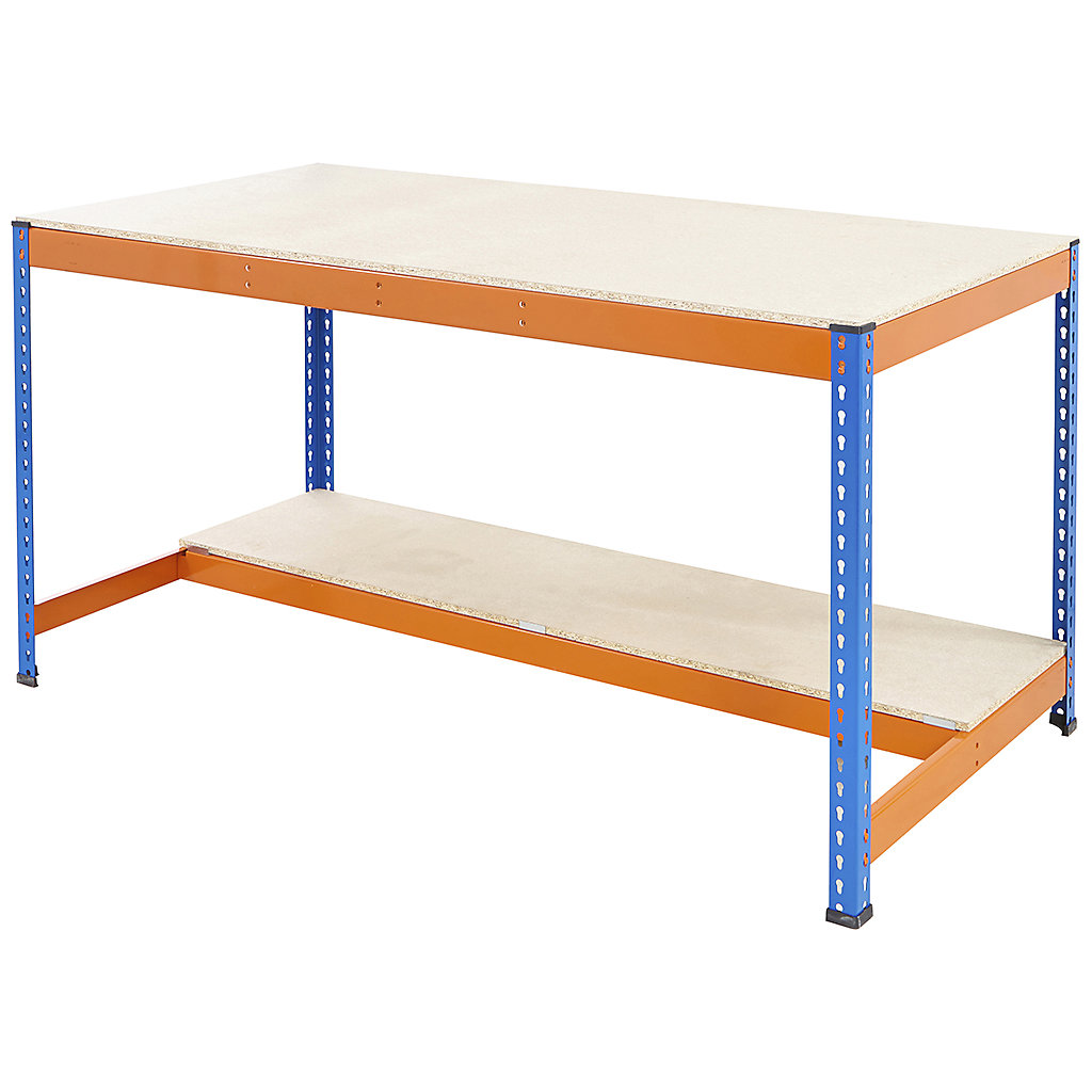 BiG400 Workbench | Chipboard Worktop | 915h x 1830w x 915d mm | Half ...