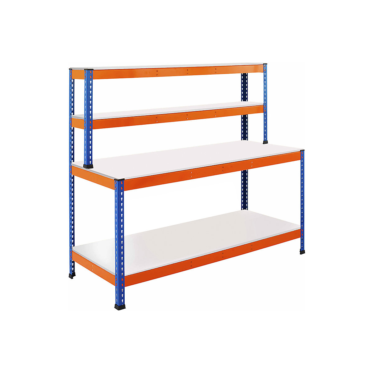 BiG400 Workstation | Melamine Worktop | 1677h x 1830w x 610d mm | 2 ...