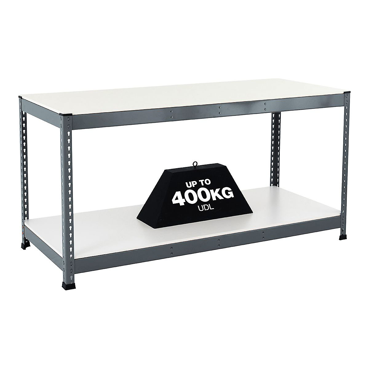 BiG400 Workbench | Melamine Worktop | 915h x 1220w x 455d mm | Full ...