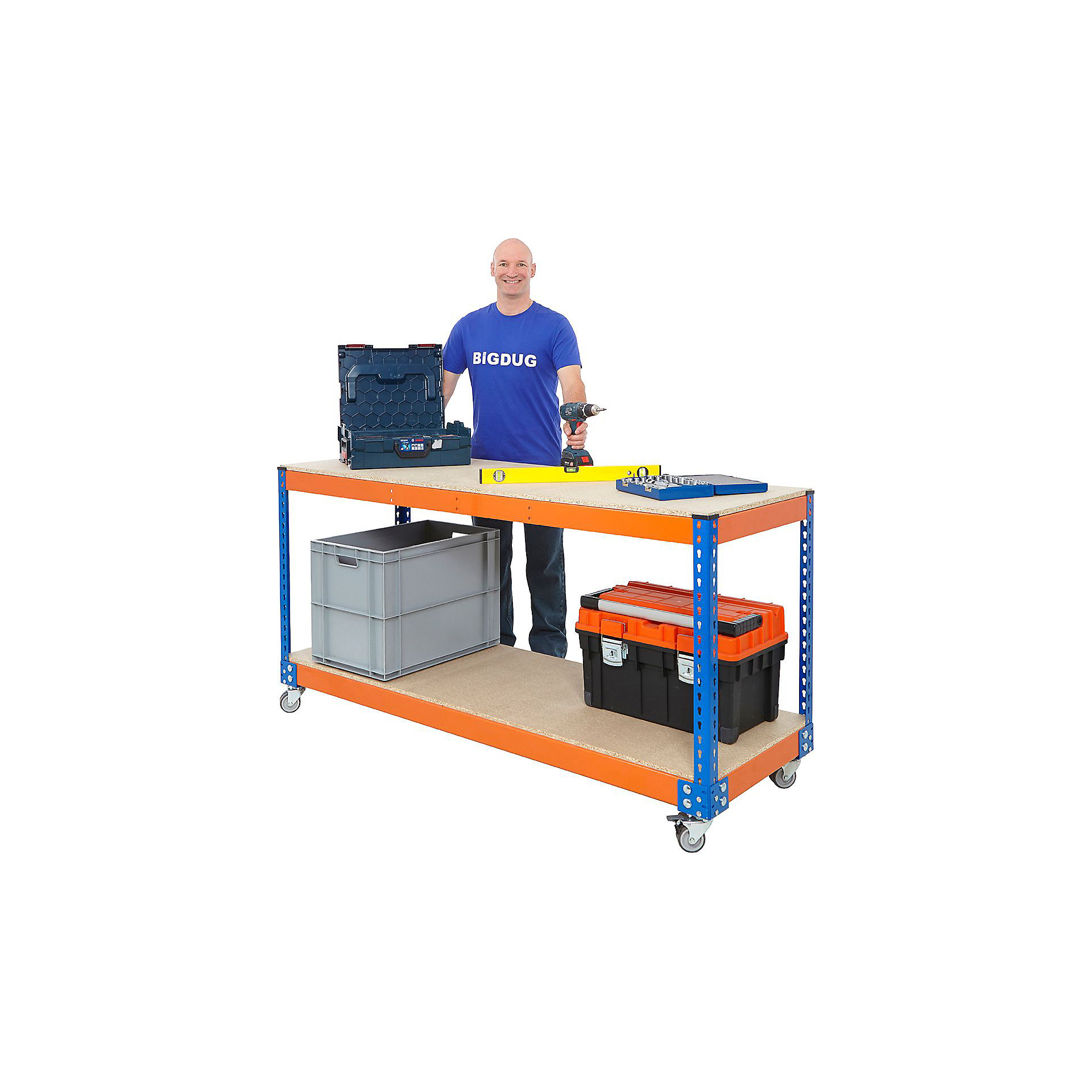 BiG400 Heavy-Duty Mobile Workbenches | Workshop | BiGDUG