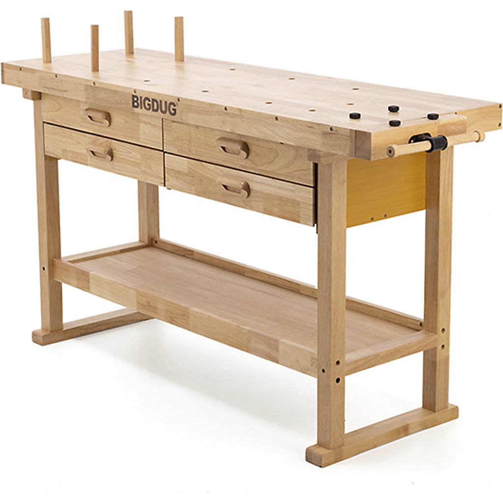 BiGDUG Pro Woodworking Bench with 4 Drawers | BiGDUG