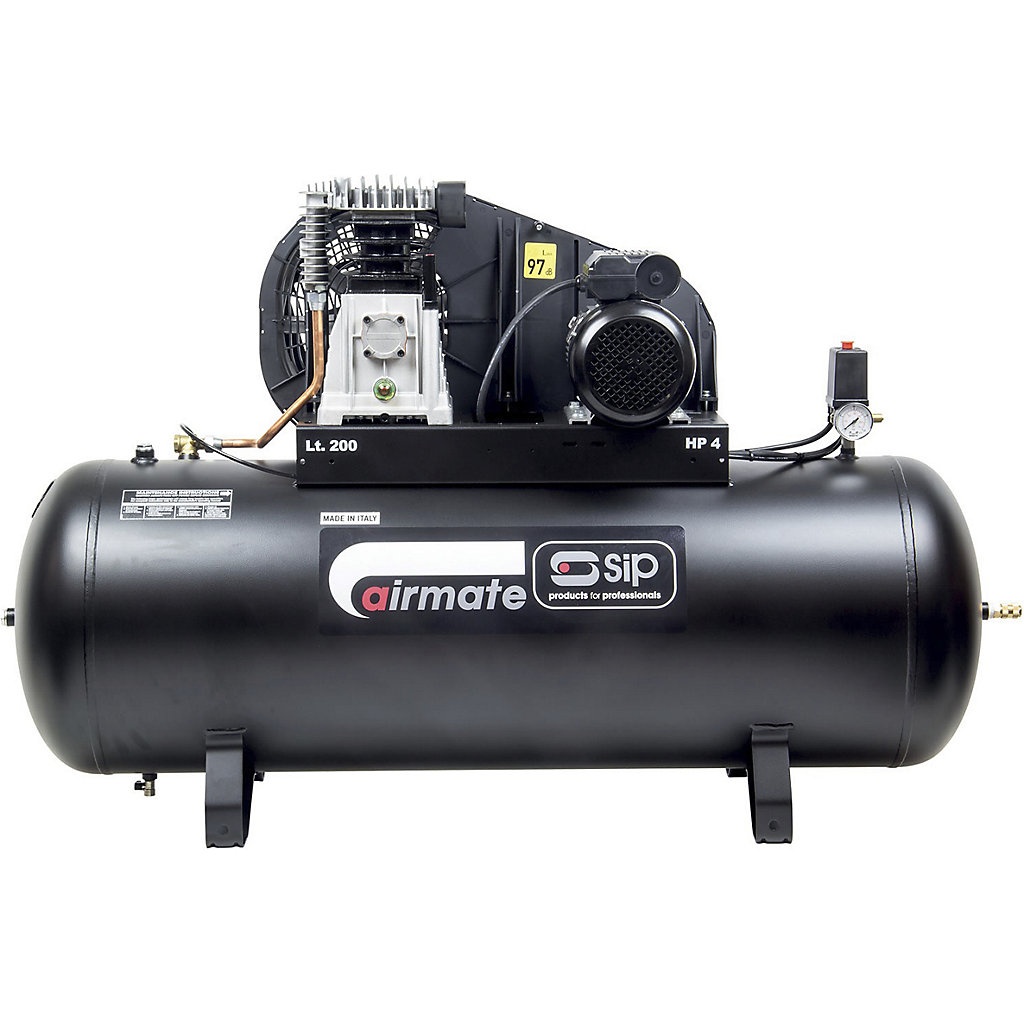 SIP Belt Drive Compressors | 200 Litre Workshop | BiGDUG