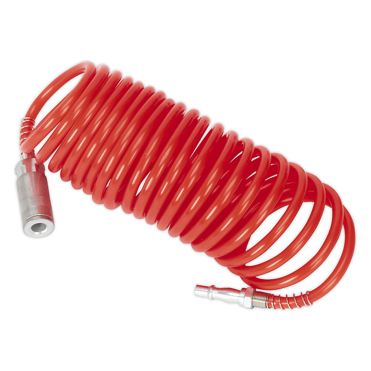 Sealey Coiled Air Hoses | Quick Release | 5m Length | Ø5mm | BiGDUG