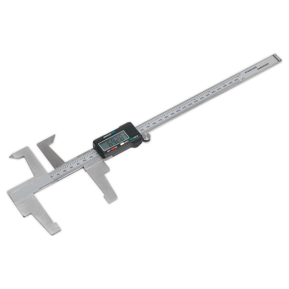 Sealey Digital Brake Disc & Drum Caliper | 300mm (12")