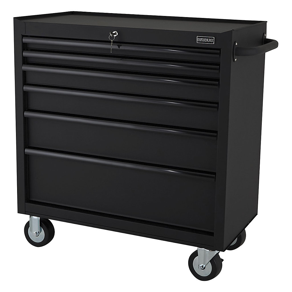 BiGDUG Professional 36" 6 Drawer Mobile Tool Cabinet | BiGDUG